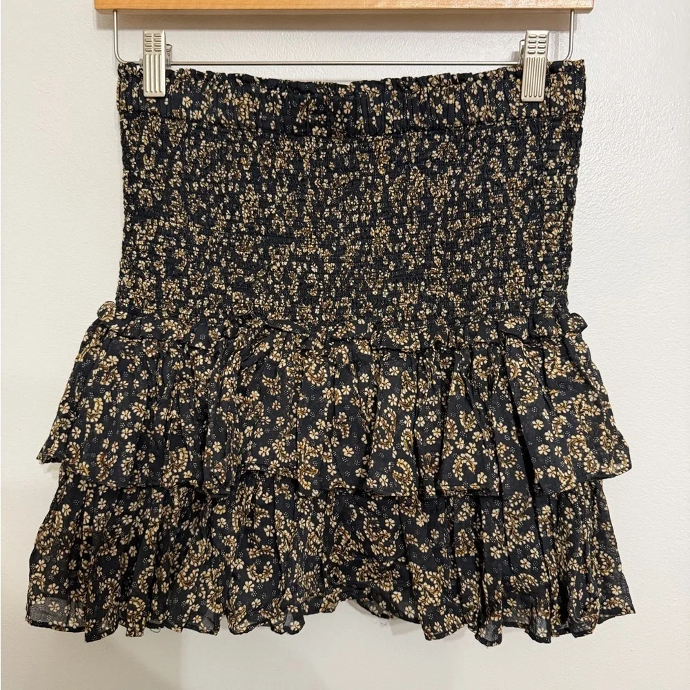 Isabel Marant | Skirts | Isabel Marant Naomi Smocked Tiered Ruffle ...